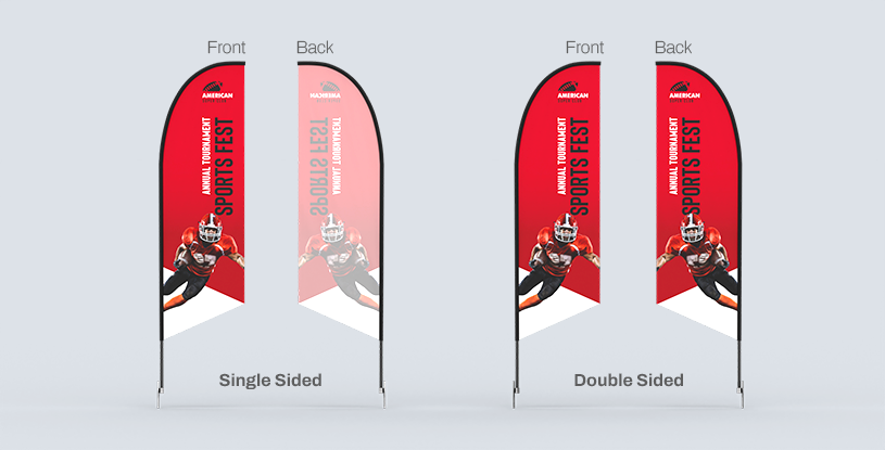 Catch Customers' Attention: Custom Angled Flag Banners | eSigns